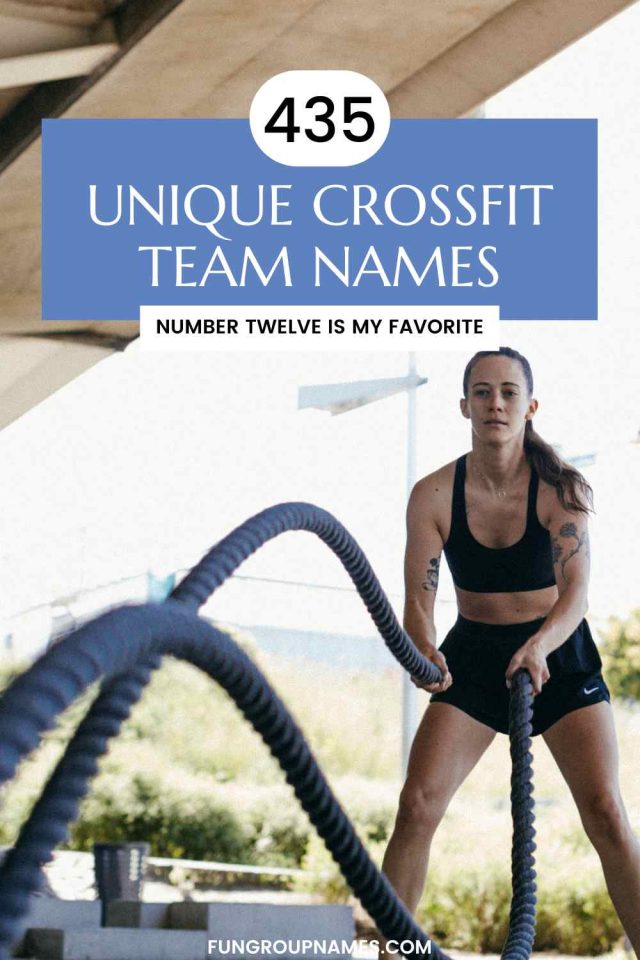 435 Unique CrossFit Team Names