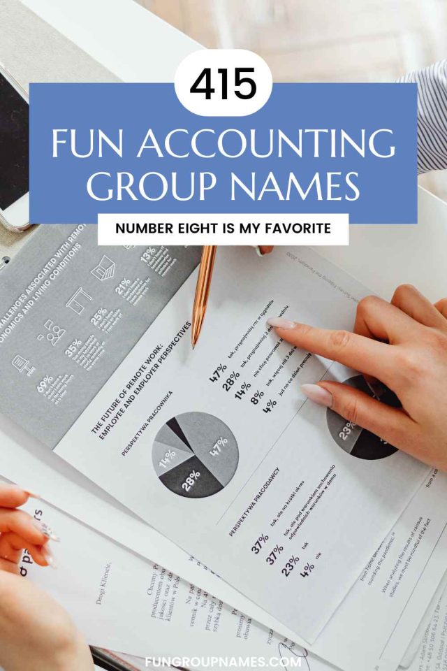 415 Accounting Group Names For Every Team Style