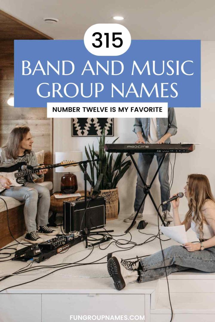 315 Catchy Band and Music Group Names