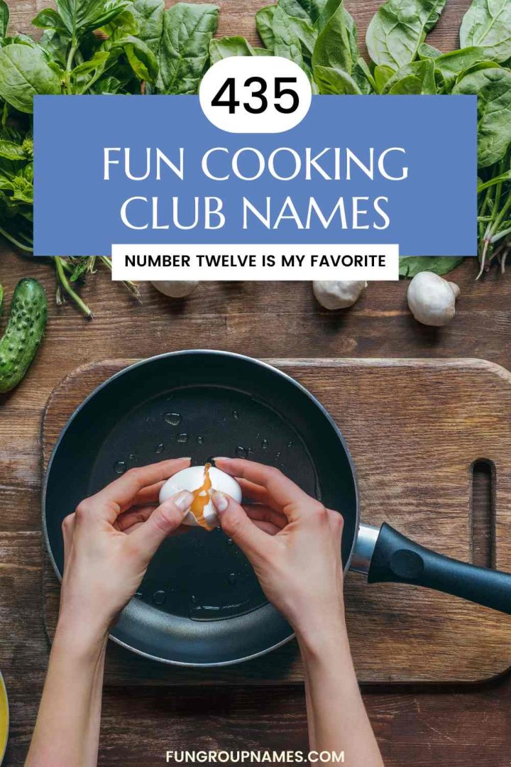 435 Cooking Club Names For Your Culinary Team!