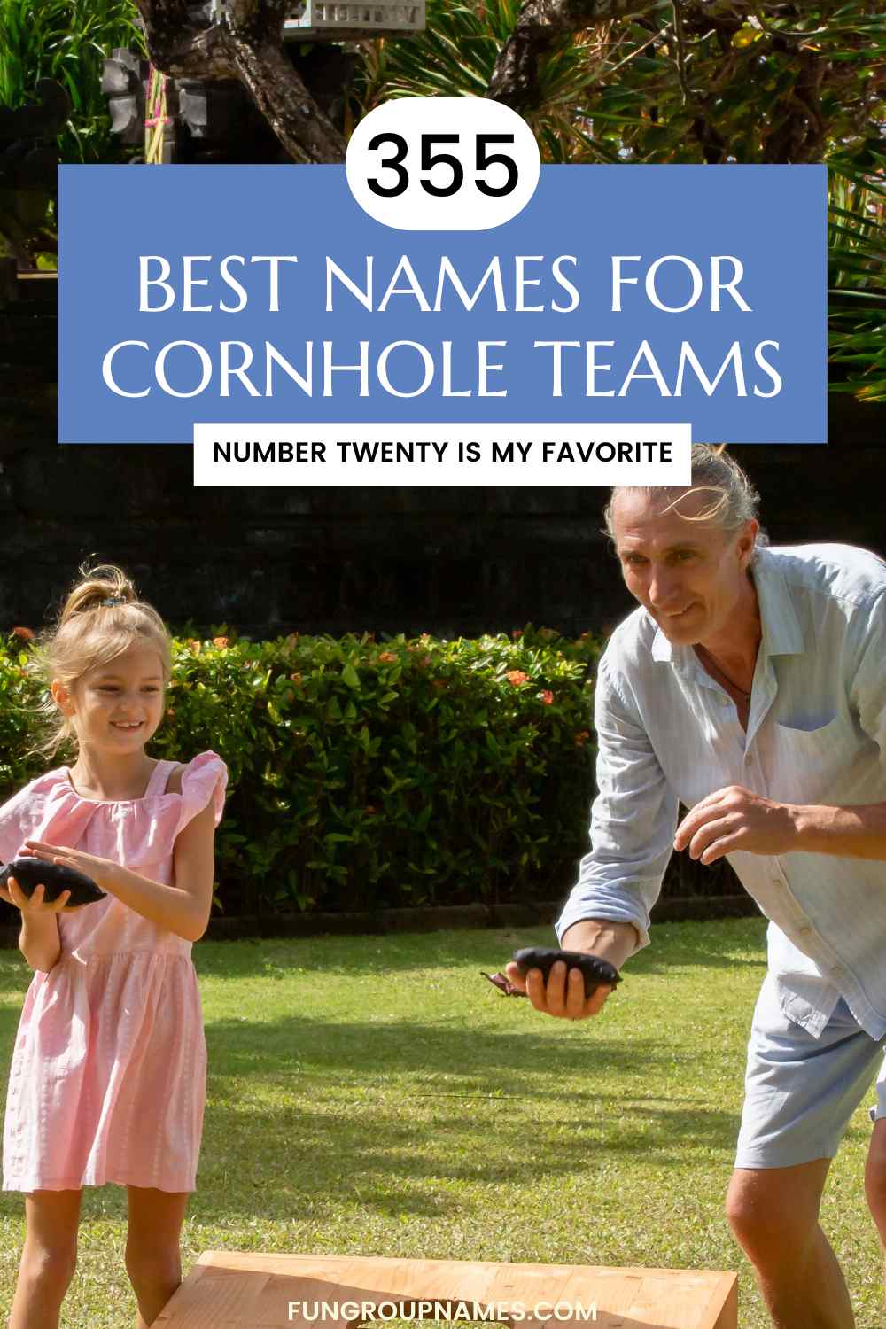 355 Best Cornhole Team Names!