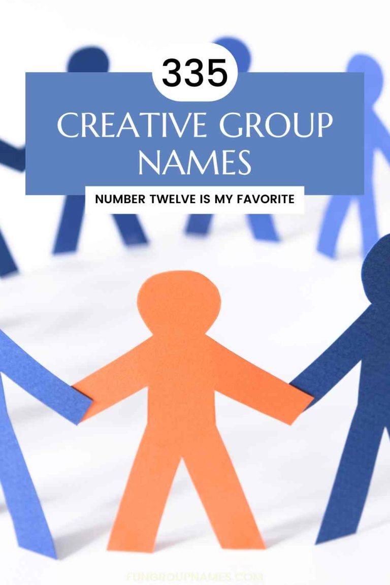 335 Creative Group Names For Every Occasion