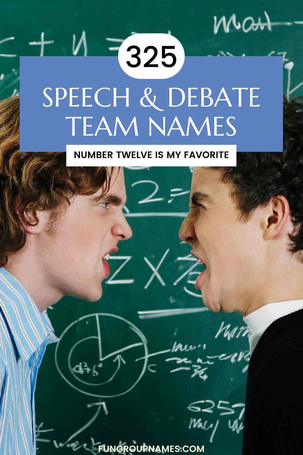 325 Speech & Debate Team Names