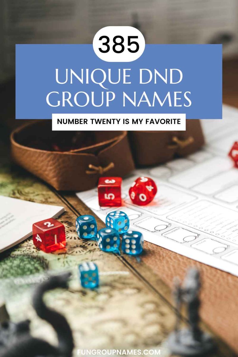 385 Clever DND Group Names For Everyone