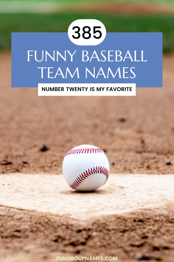 385 Funny Baseball Team Names