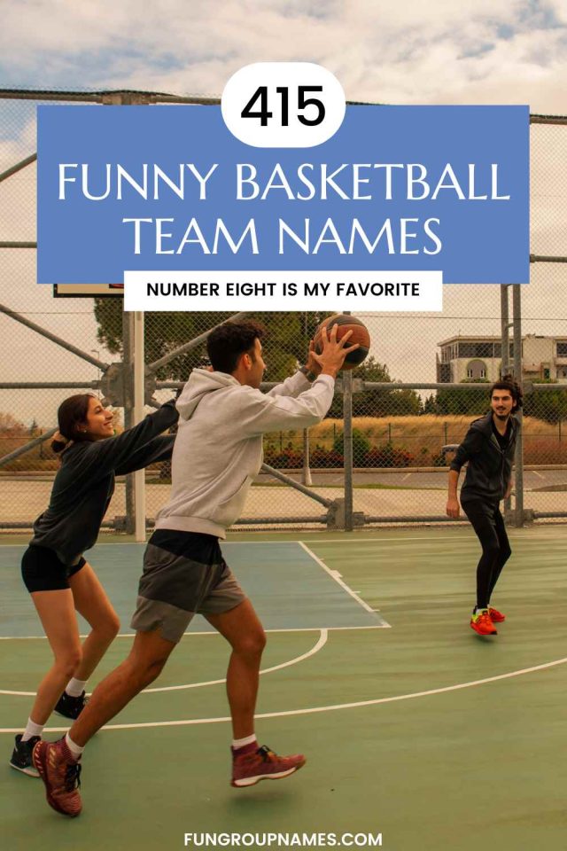 415 Funny Basketball Team Names!