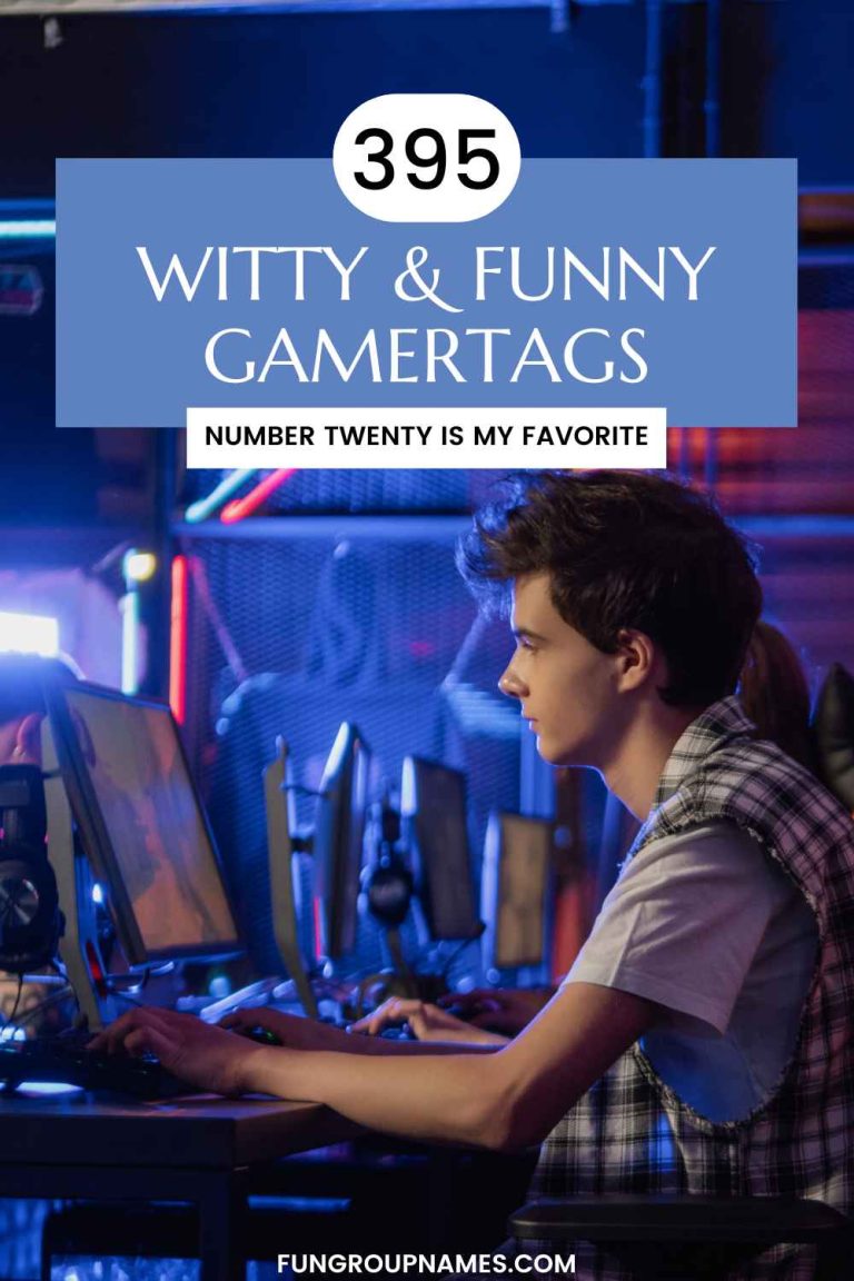 395 Super Funny Gamertags To Try!