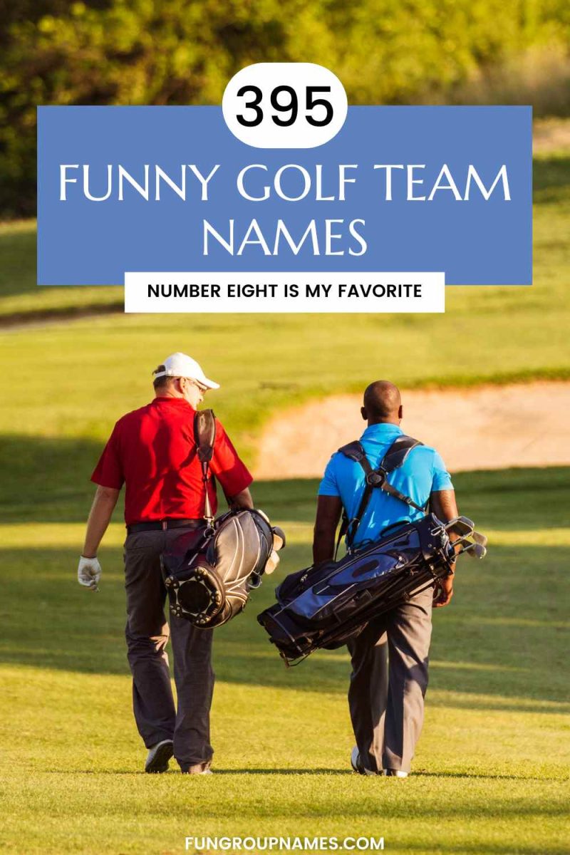 395 Funny Golf Team Names To Try