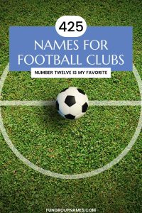 425 Inspired Names For Football Clubs (Soccer)