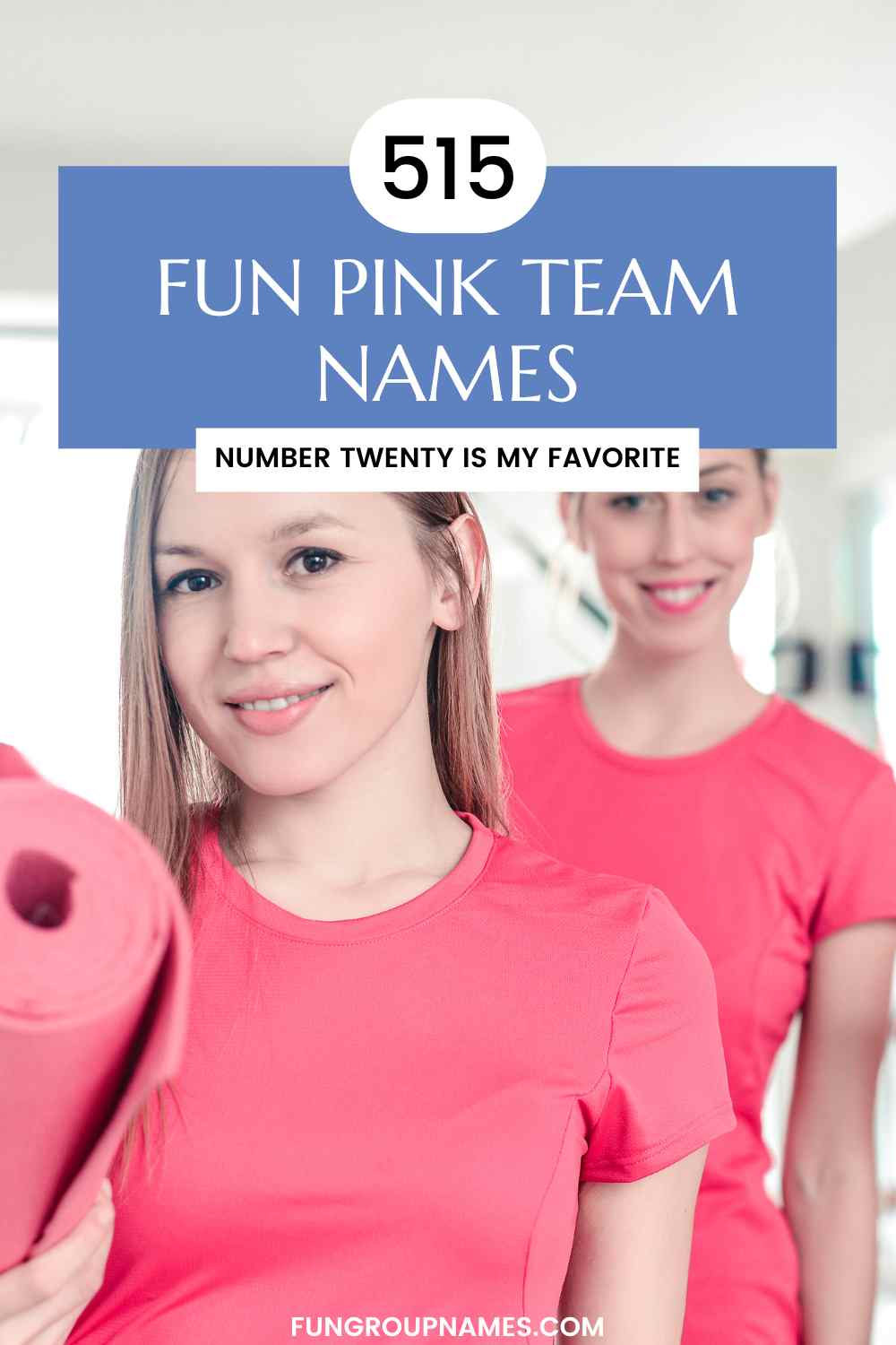 515 Fun Pink Team Names!