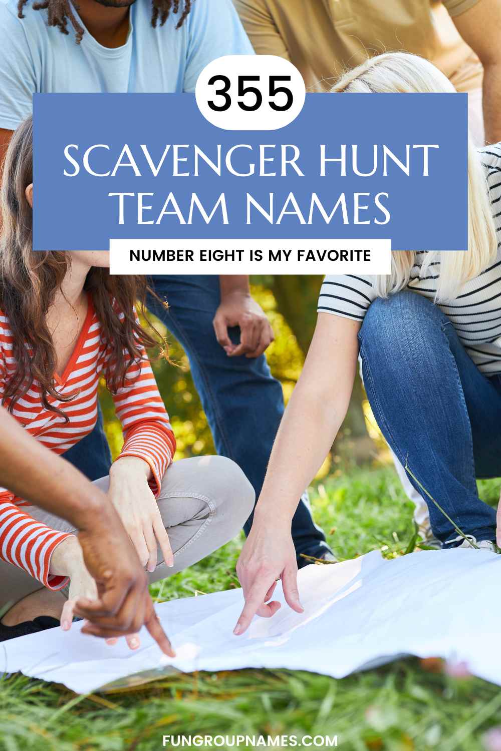 355 Fun Scavenger Hunt Team Names