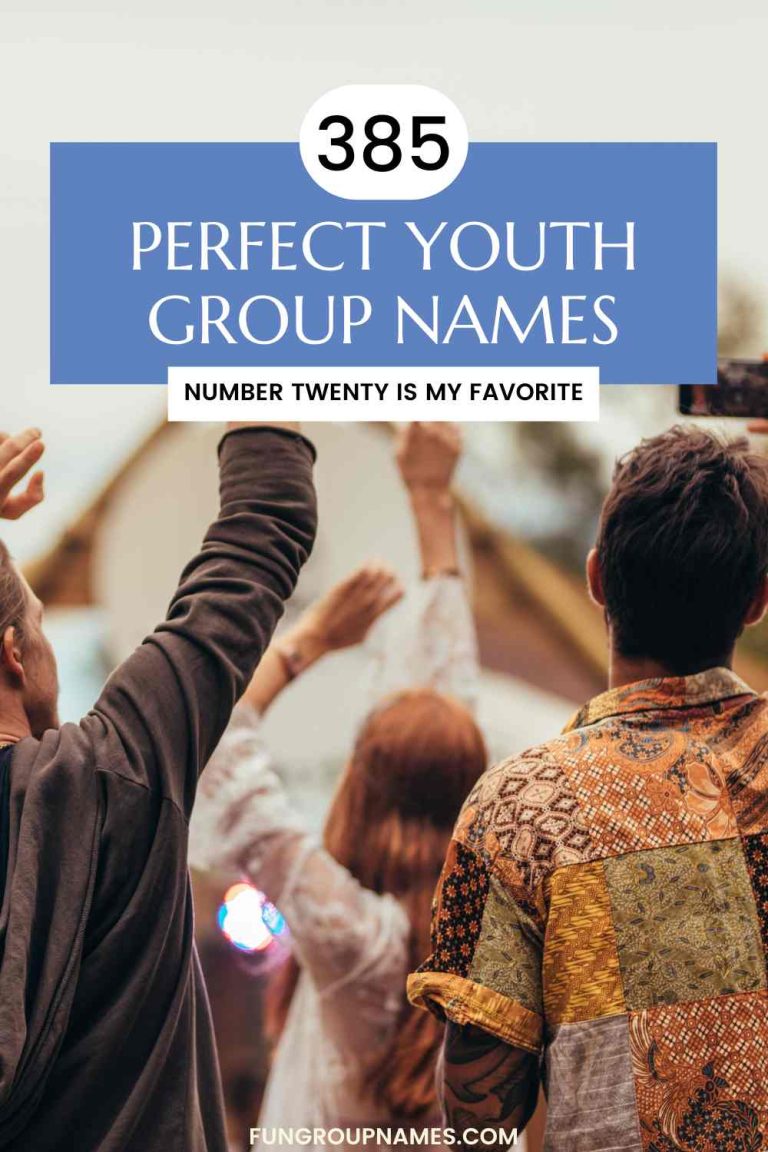 385 Inspiring Youth Group Names to Spark Creativity