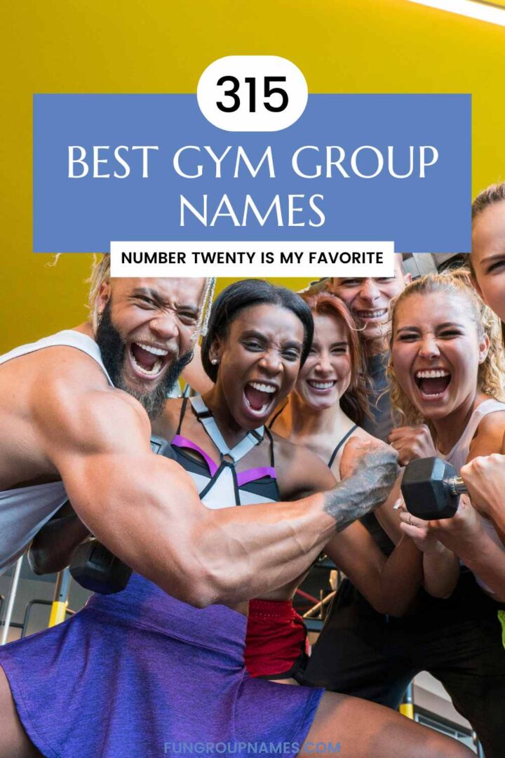 315 Best Gym Group Names To Try