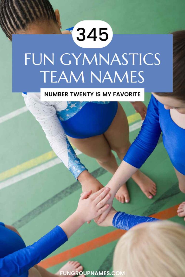 345+ Creative Gymnastics Team Names