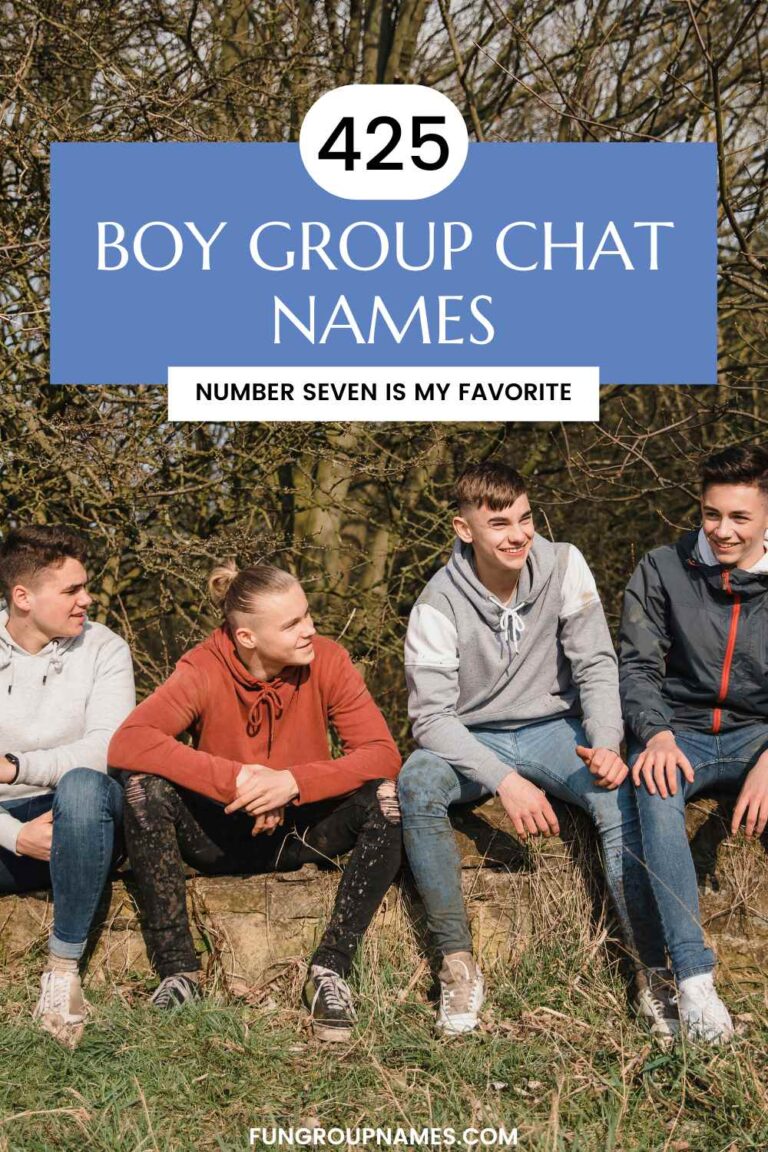 425 Boy Group Chat Names For Your Squad To Try!